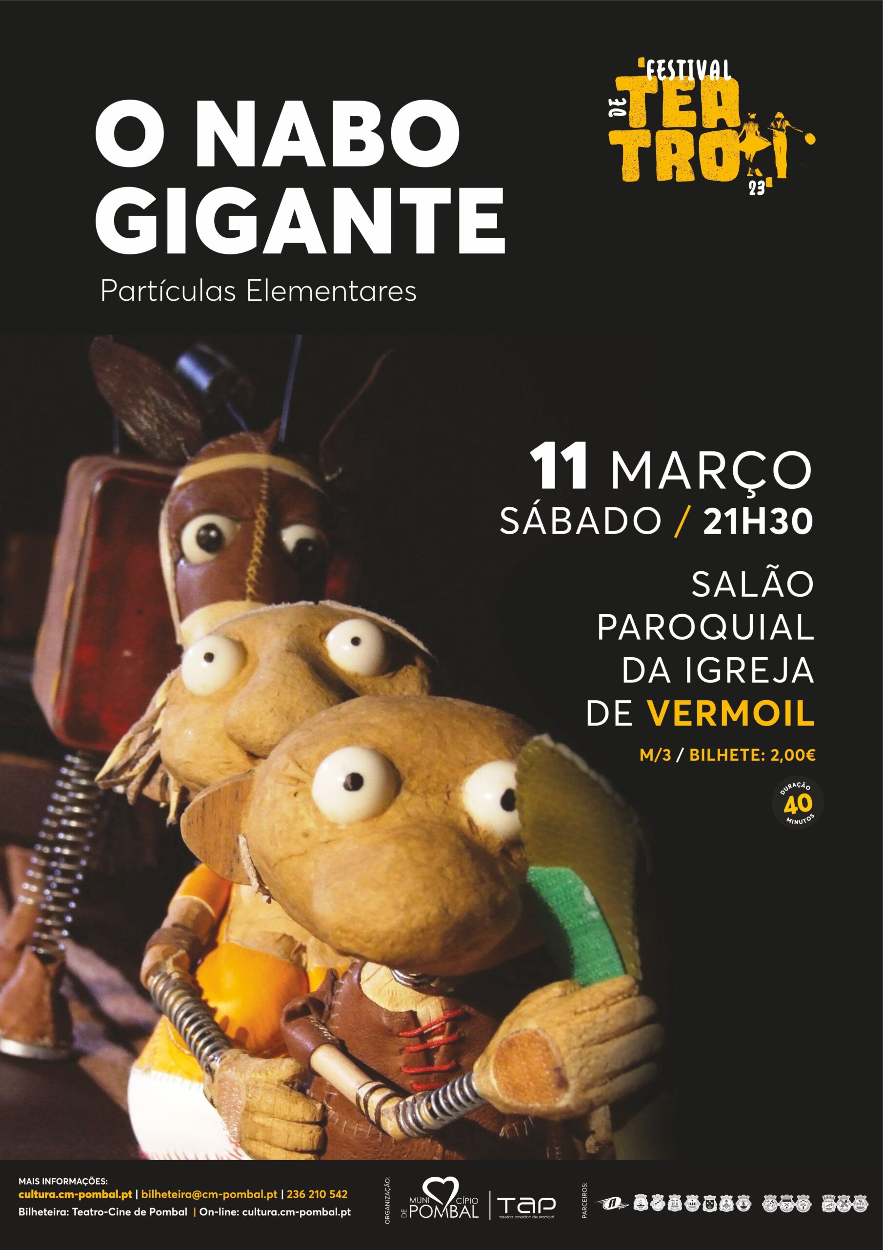 Festival de Teatro – O Nabo Gigante – Agenda Cultural de Pombal